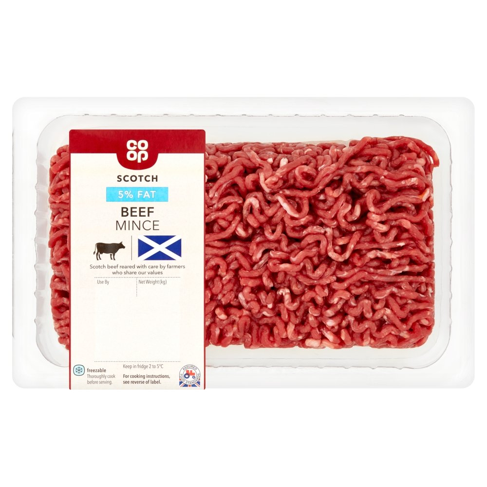 Co-op 5% Fat Scottish Beef Steak Mince - Co-op