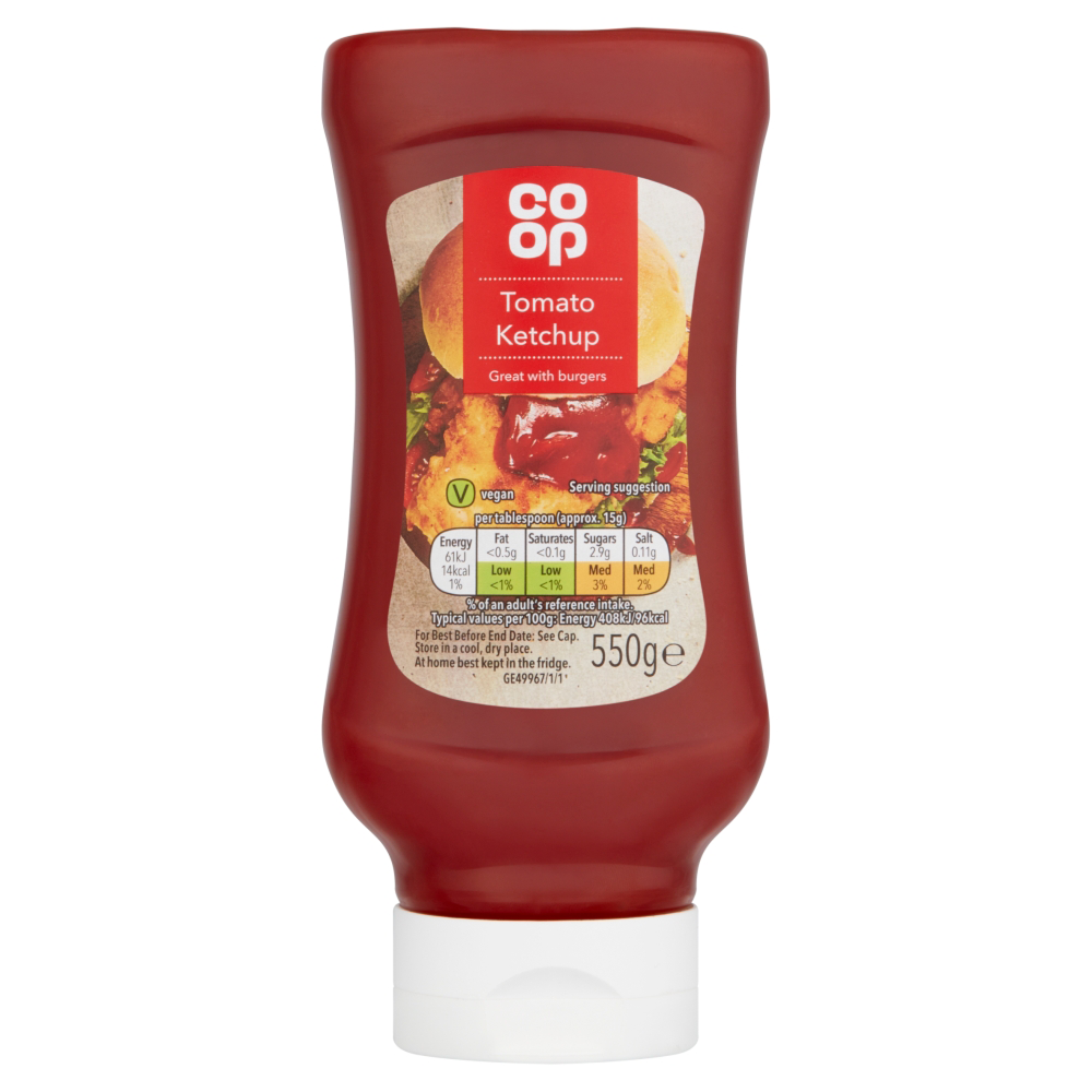 Co-op Tomato Ketchup 550g - Co-op