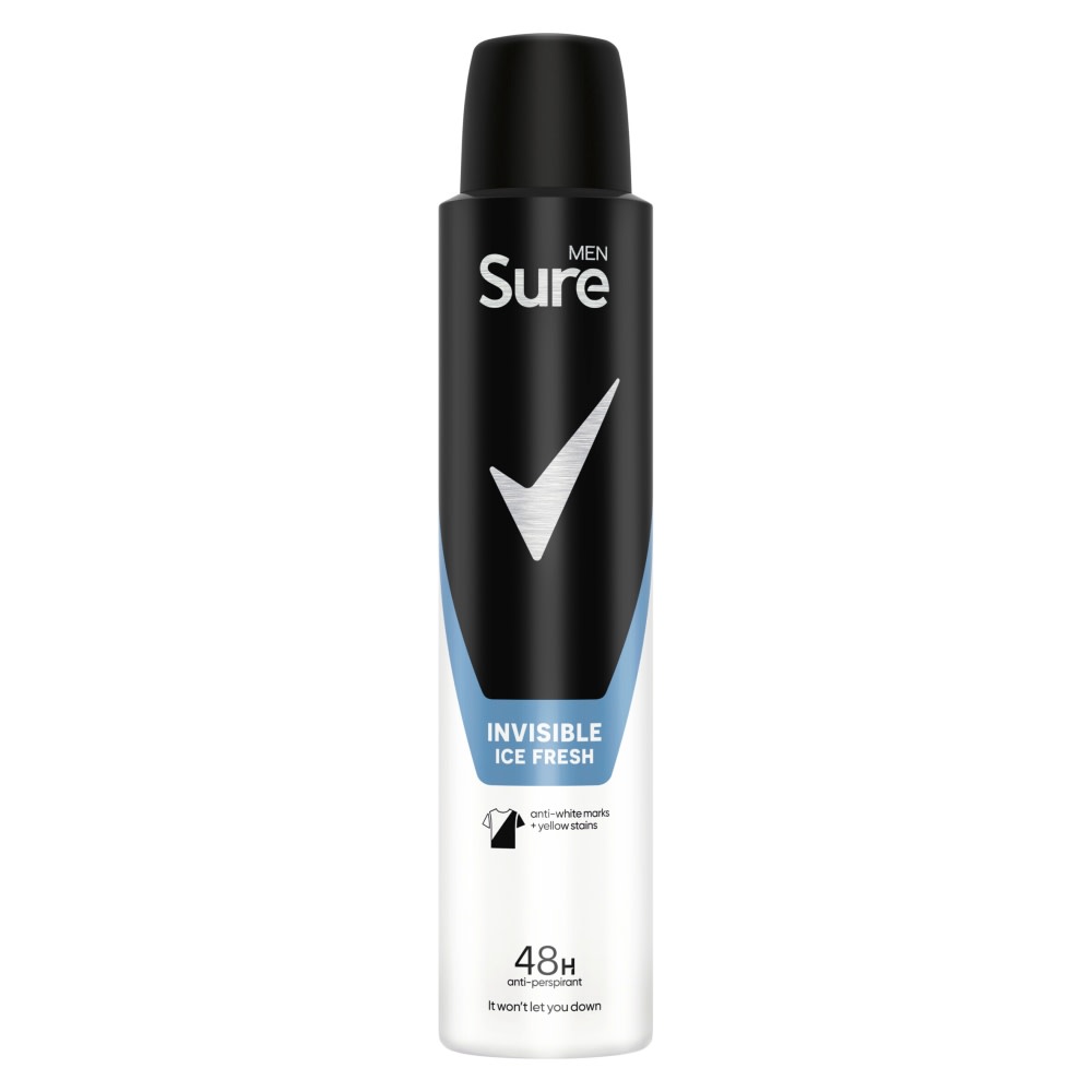 Sure Invisible Ice Antip Deodorant 200ml - Co-op