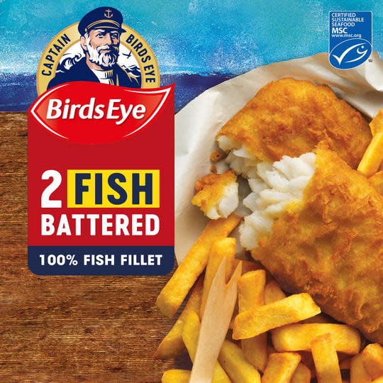 Birds Eye 2 Battered Fish Fillets 200g - Co-op
