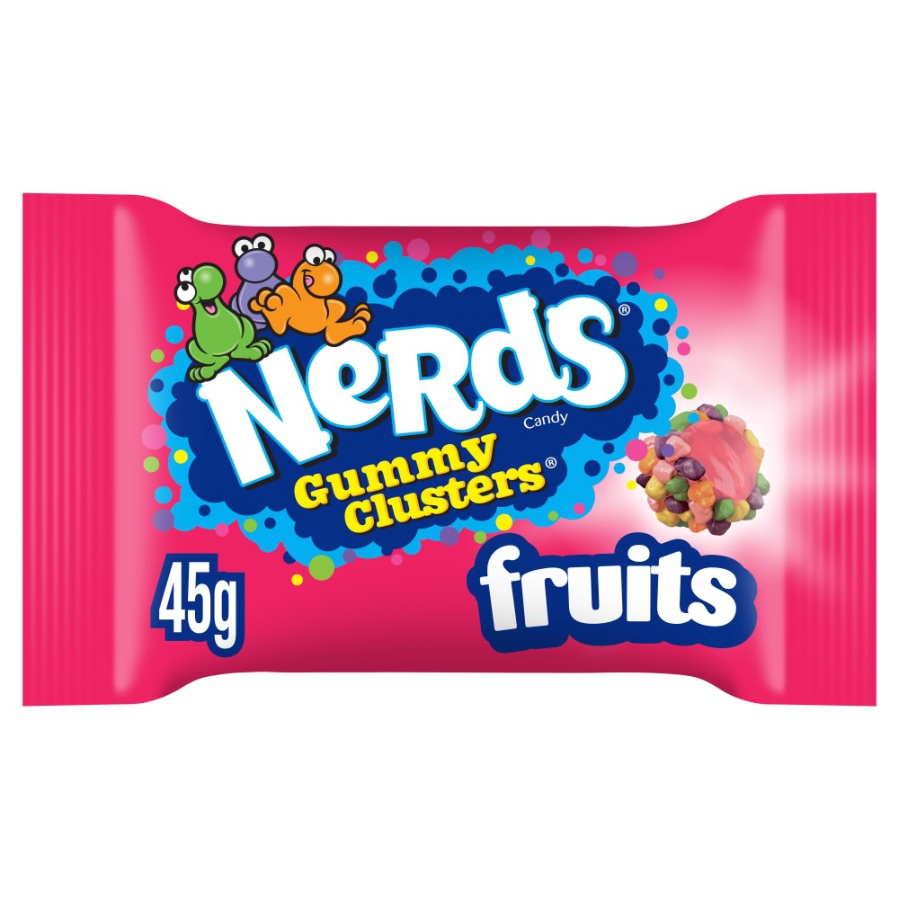 Nerds Fruit-Flavour Candy Gummy Clusters 45g - Co-op
