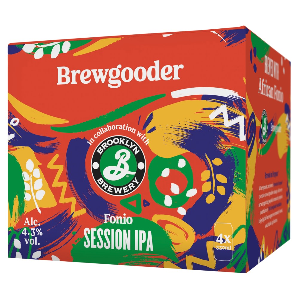 Brewgooder xBrooklyn Session IPA 4 x 330ml - Co-op