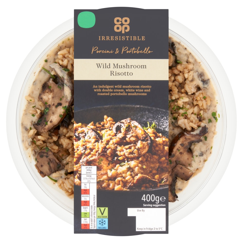 Co-op Irresistible Mushroom Risotto 400g - Co-op
