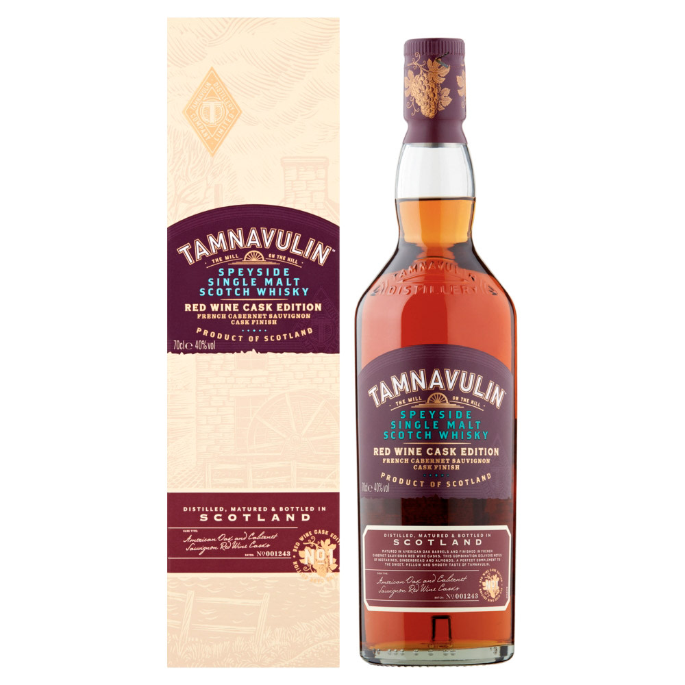 Tamnavulin Speyside Single Malt Scotch Whisky Red Wine Cask Edition 70cl - Co-op