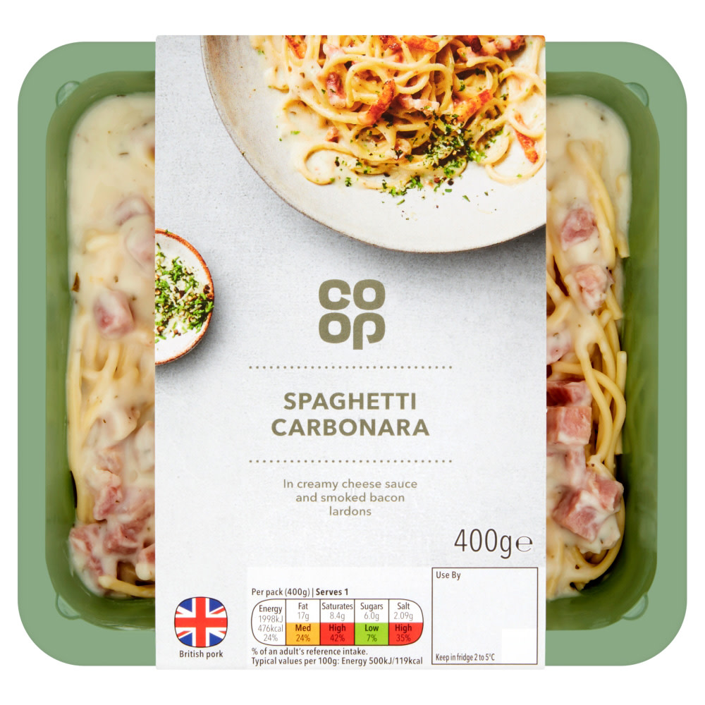 Co-op Spaghetti Carbonara 400g - Co-op