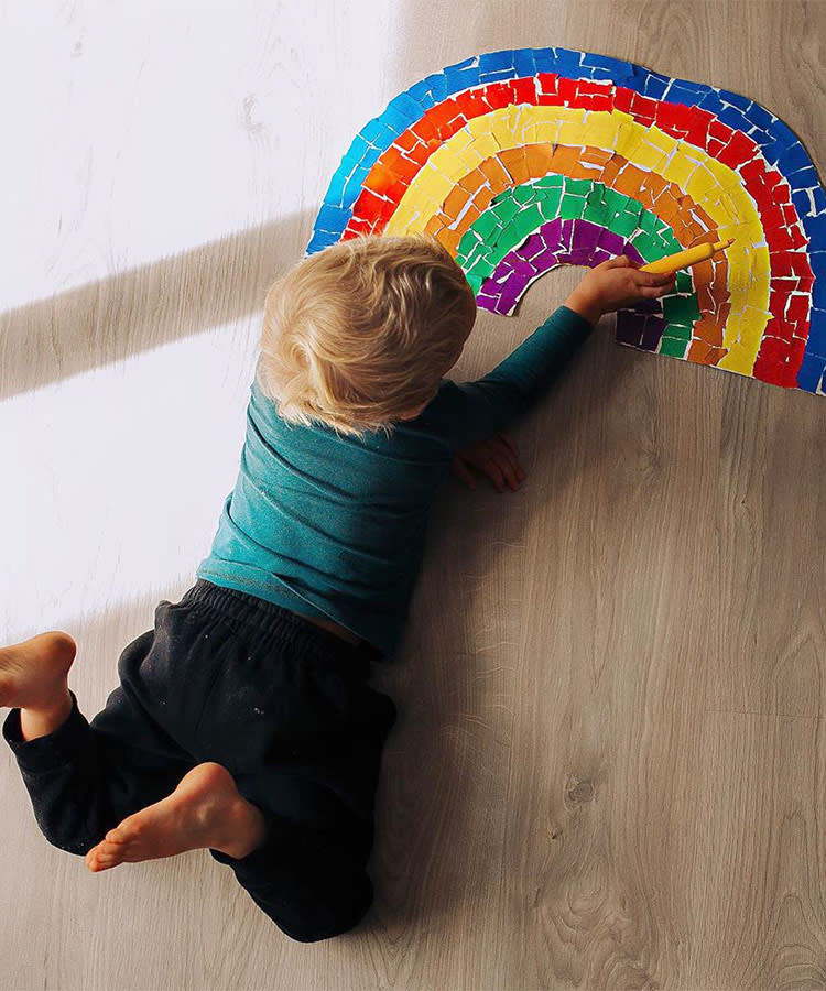 Kids Share Images of Rainbows to Help Spread Hope