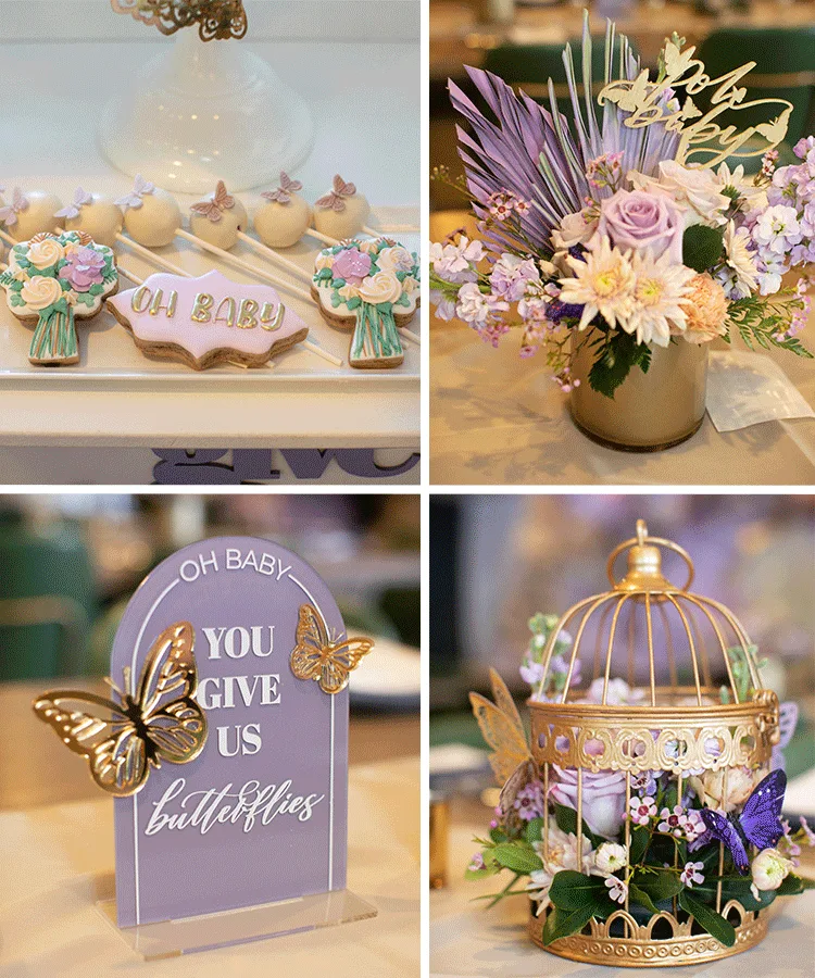 Twin Boys Baby Shower Purple And Gold 10 Baby Shower Ideas | Baby