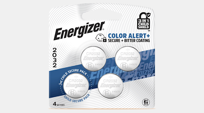 Energizer Designs New Button Battery to Protect Kids