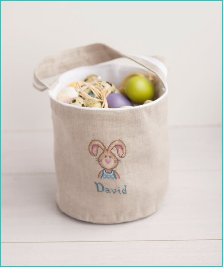 16 Perfectly Personalized Easter Baskets for Kids