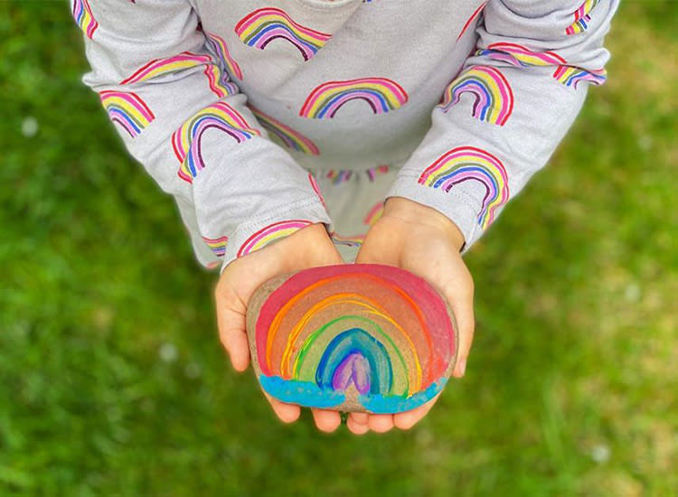 Kids Share Images of Rainbows to Help Spread Hope