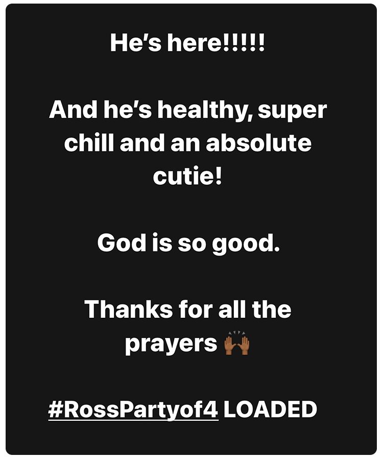 Sanya Richards-Ross and Aaron Ross Welcome Baby No. 2