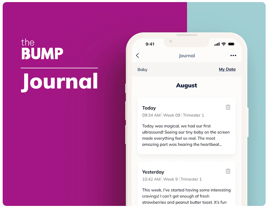 The Bump App Introduces New Journal Feature
