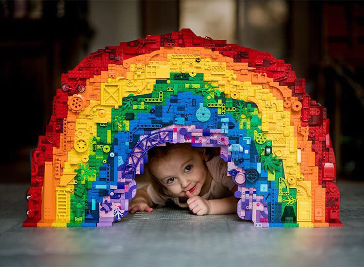 Kids Share Images of Rainbows to Help Spread Hope
