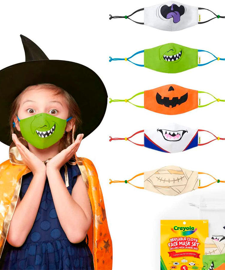 These Cute Face Masks From Crayola Are Perfect For Halloween