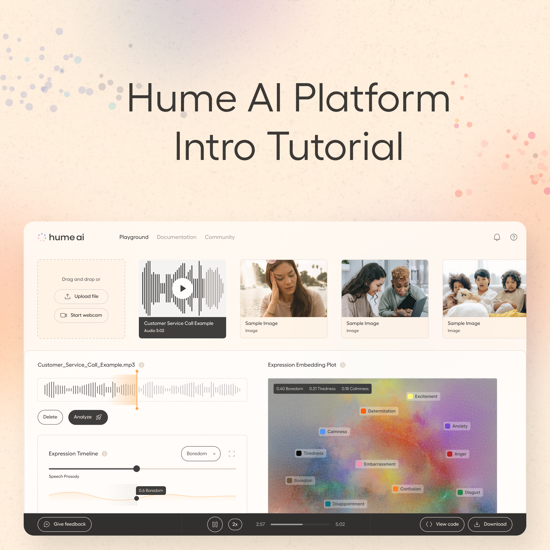 Tutorials: Hands-on with Hume AI’s API | Hume AI