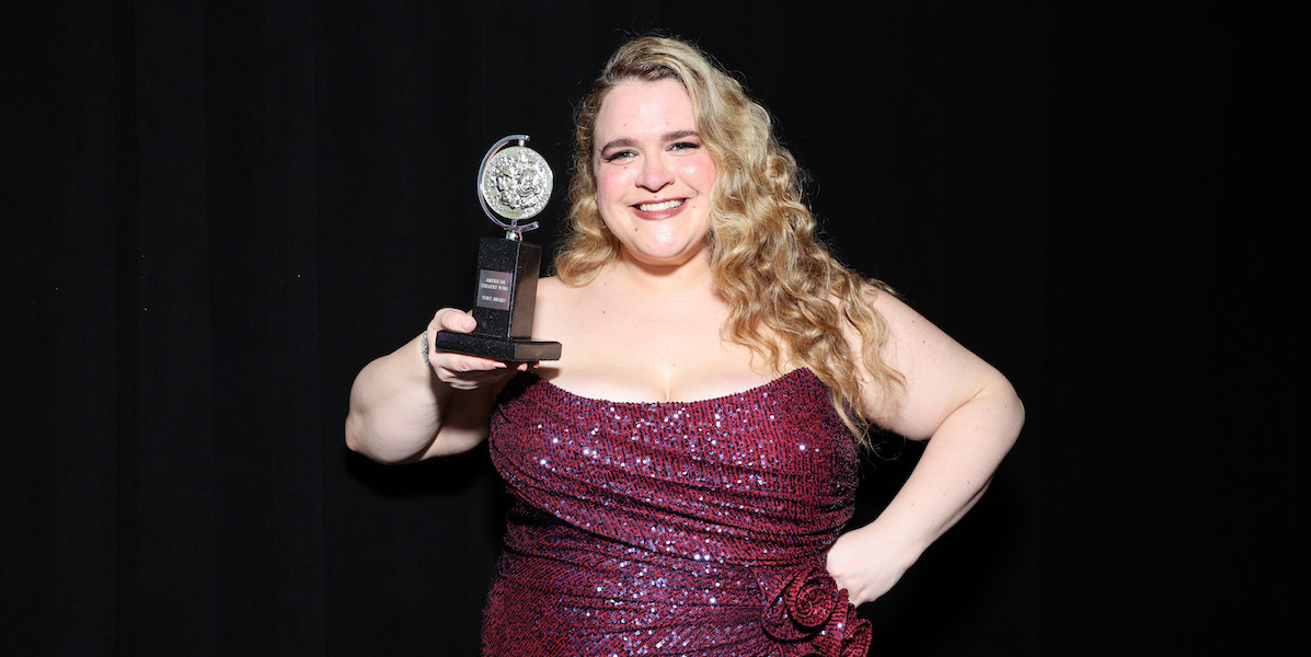 Bonnie Milligan on winning a Tony Award for Best Featured Actress in a ...