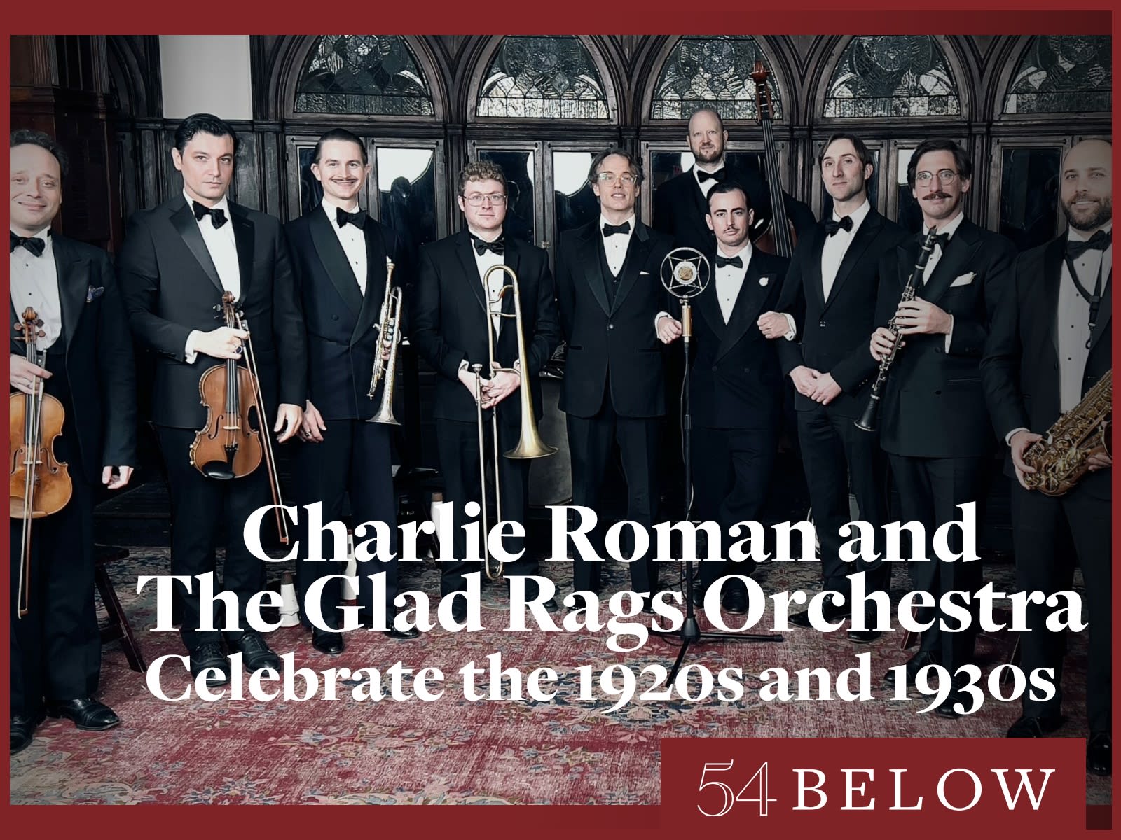 Charlie Roman and The Glad Rags Orchestra Celebrate the 1920s and 1930s ...