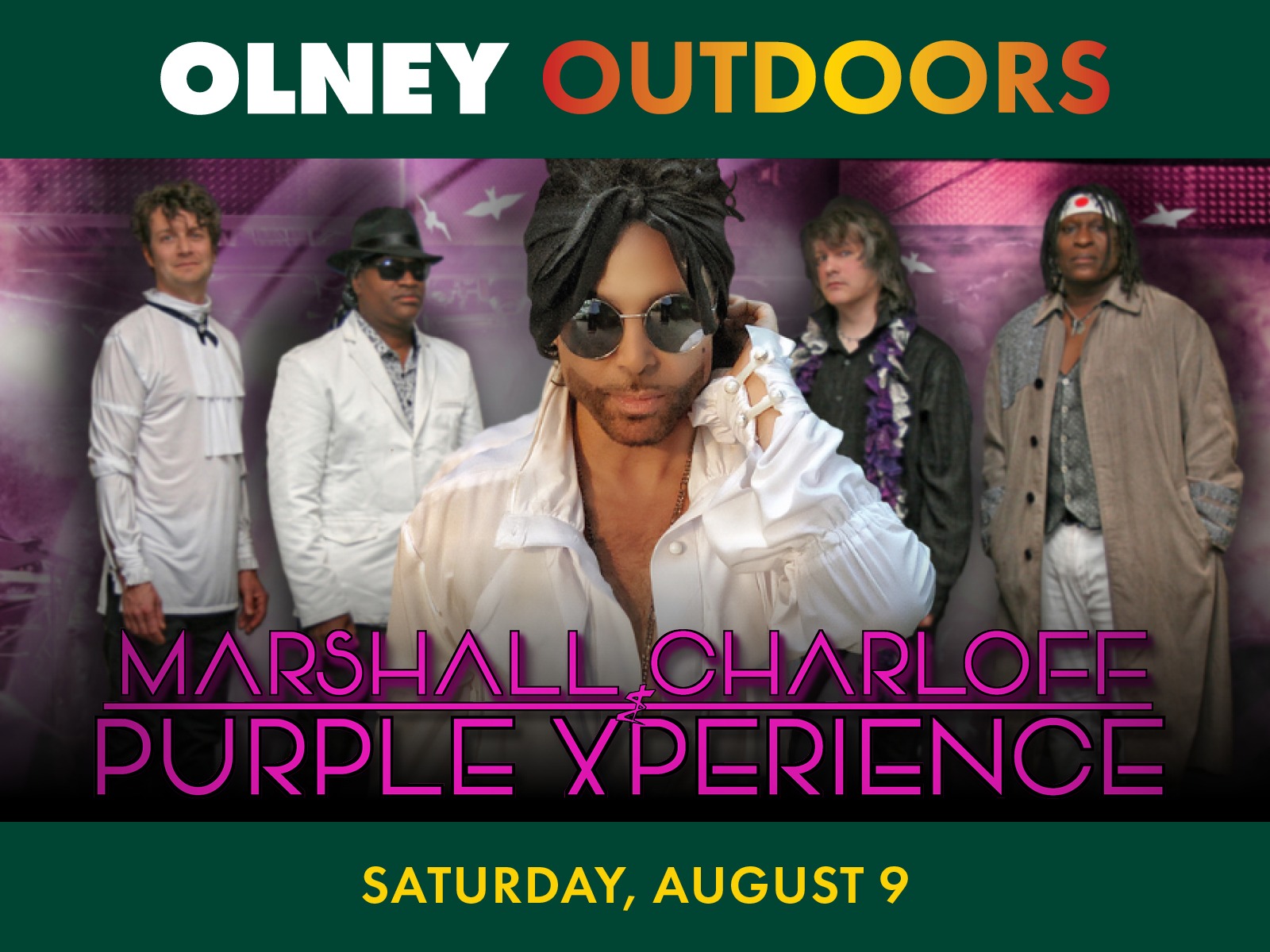 Marshall Charloff & The Purple XPeRIeNCE Tickets | Olney | TodayTix