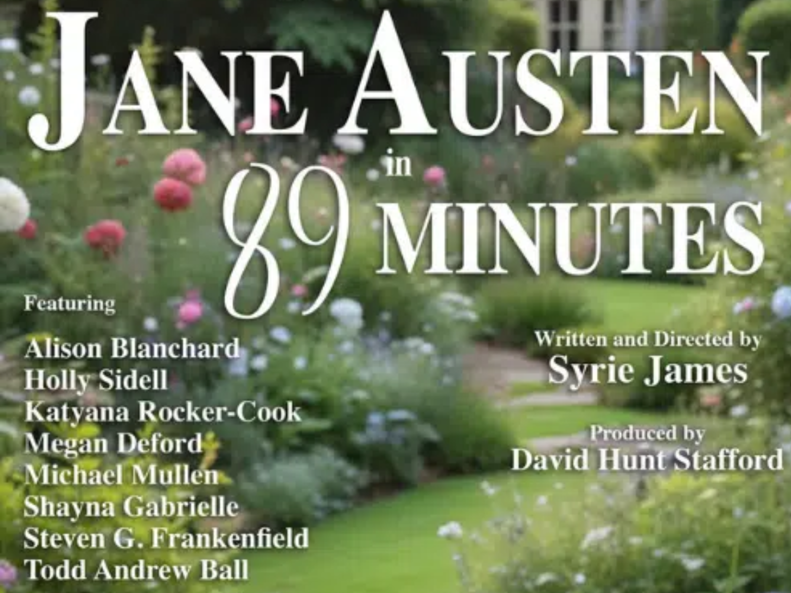 "Jane Austen in 89 Minutes" by Syrie James tickets | Beverly Hills ...
