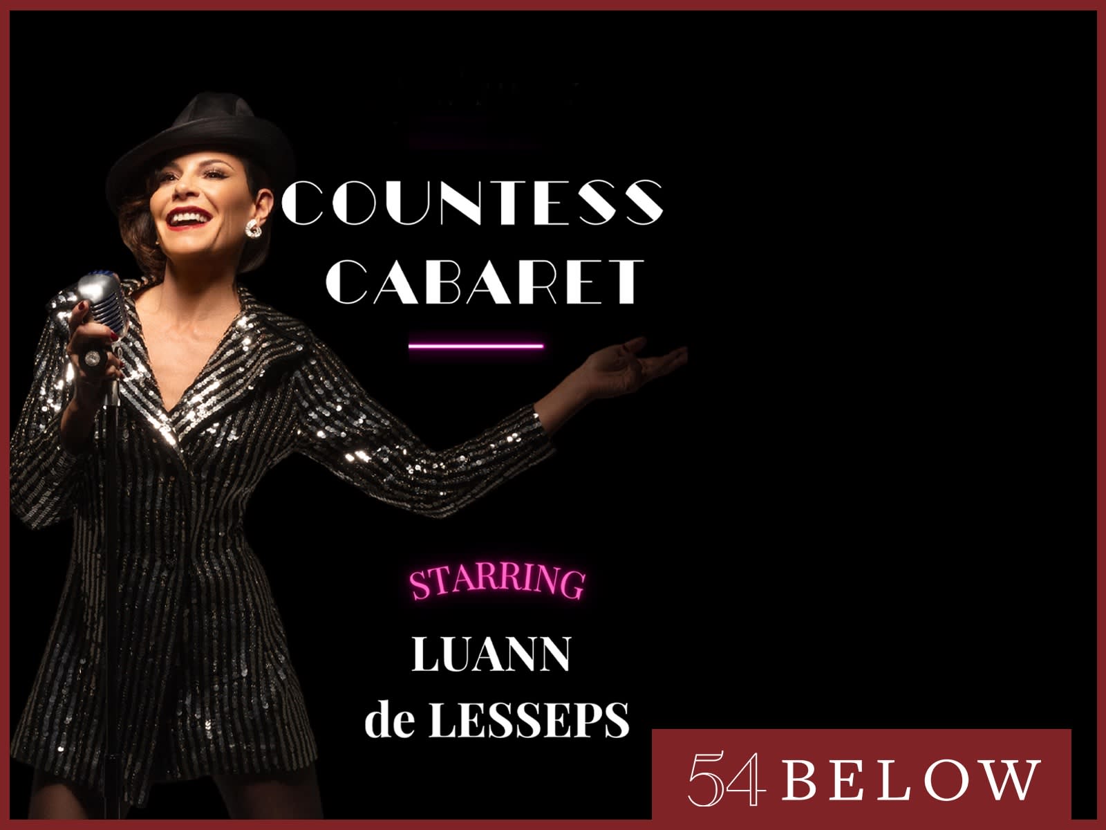 Countess Cabaret Starring Real Housewives of NY's Luann de Lesseps ...