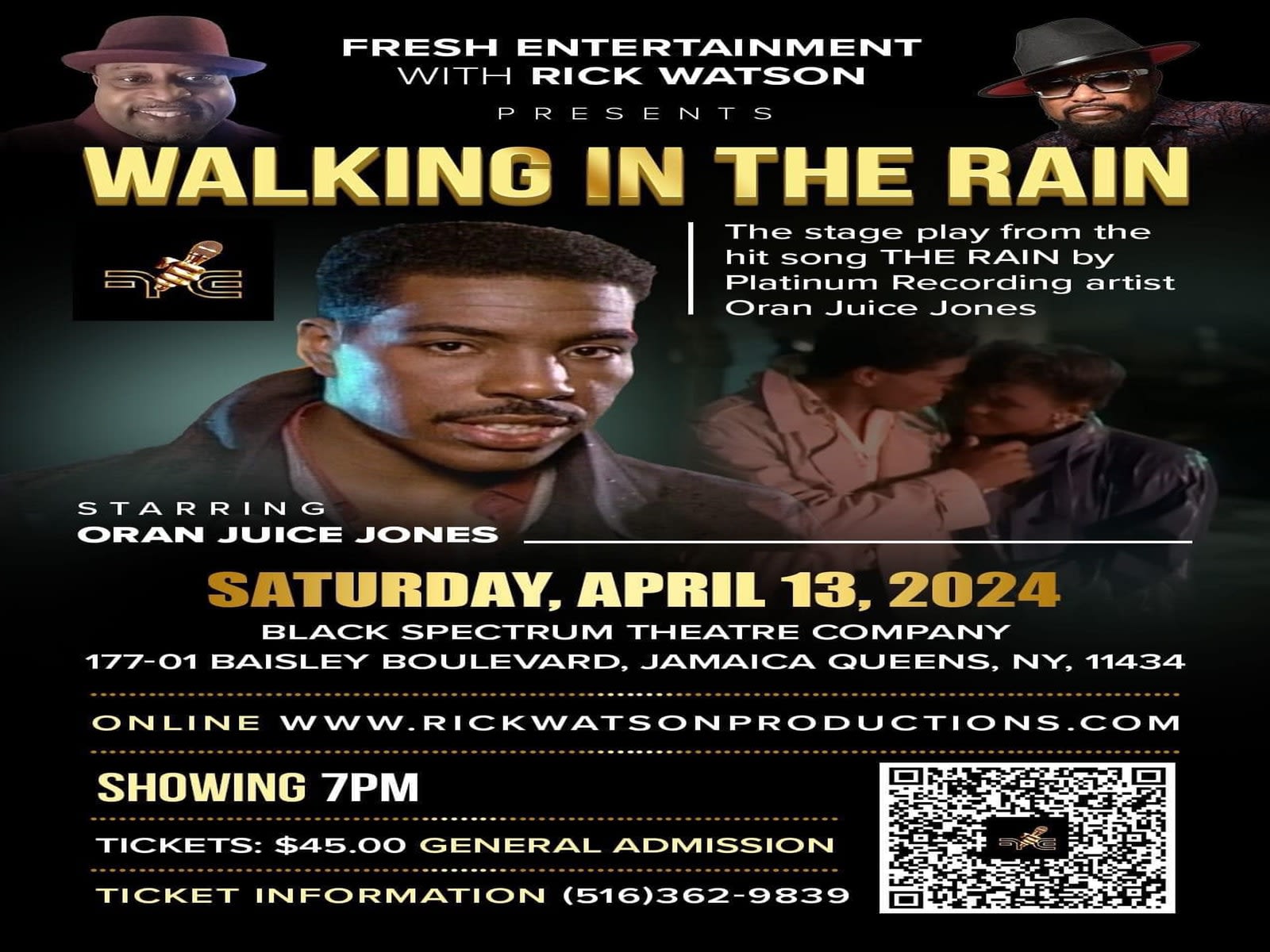 THE HIT STAGE PLAY WALKING IN THE RAIN Tickets | Queens | TodayTix