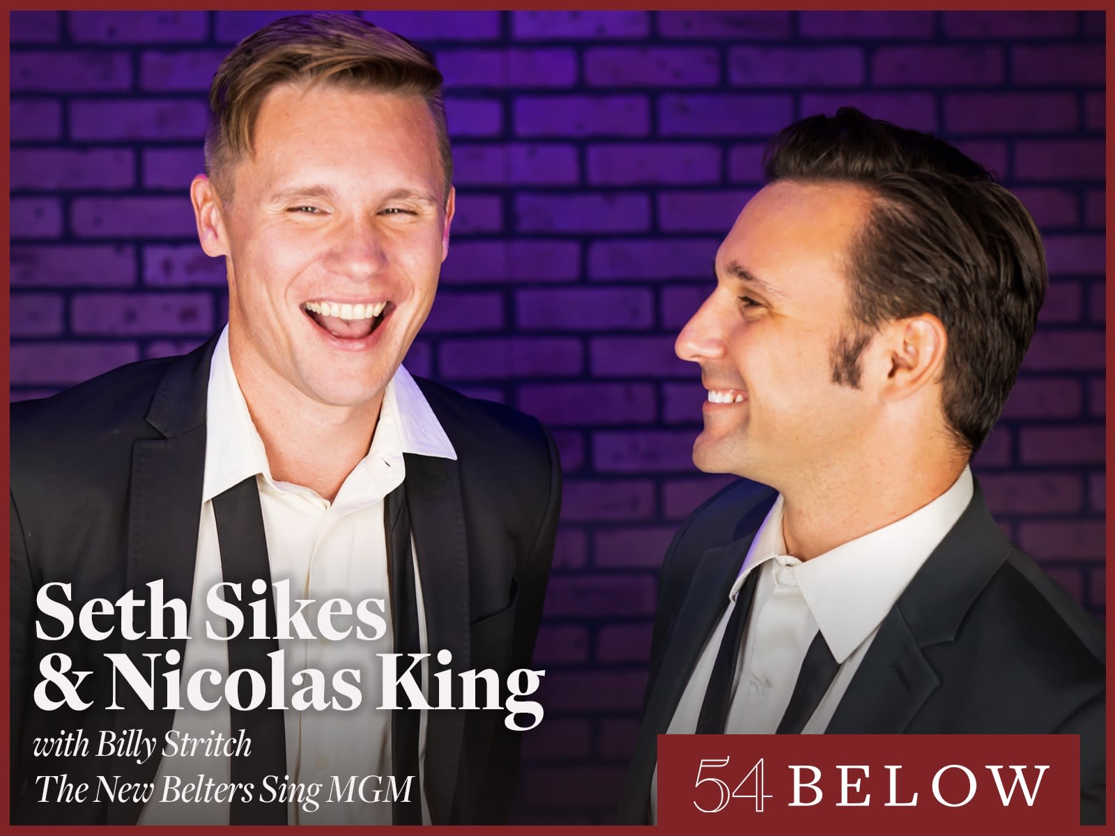 Seth Sikes and Nicolas King with Billy Stritch: The New Belters Sing ...