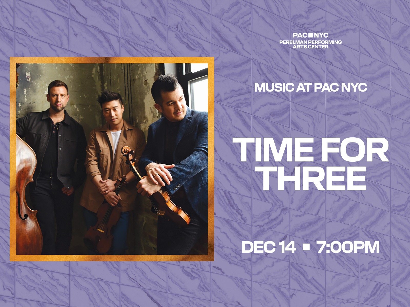 Time For Three tickets | New York Theatre Guide