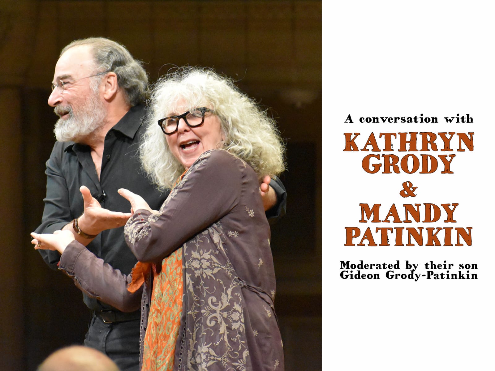 A Conversation with Kathryn Grody & Mandy Patinkin Tickets | Glen Ellyn ...