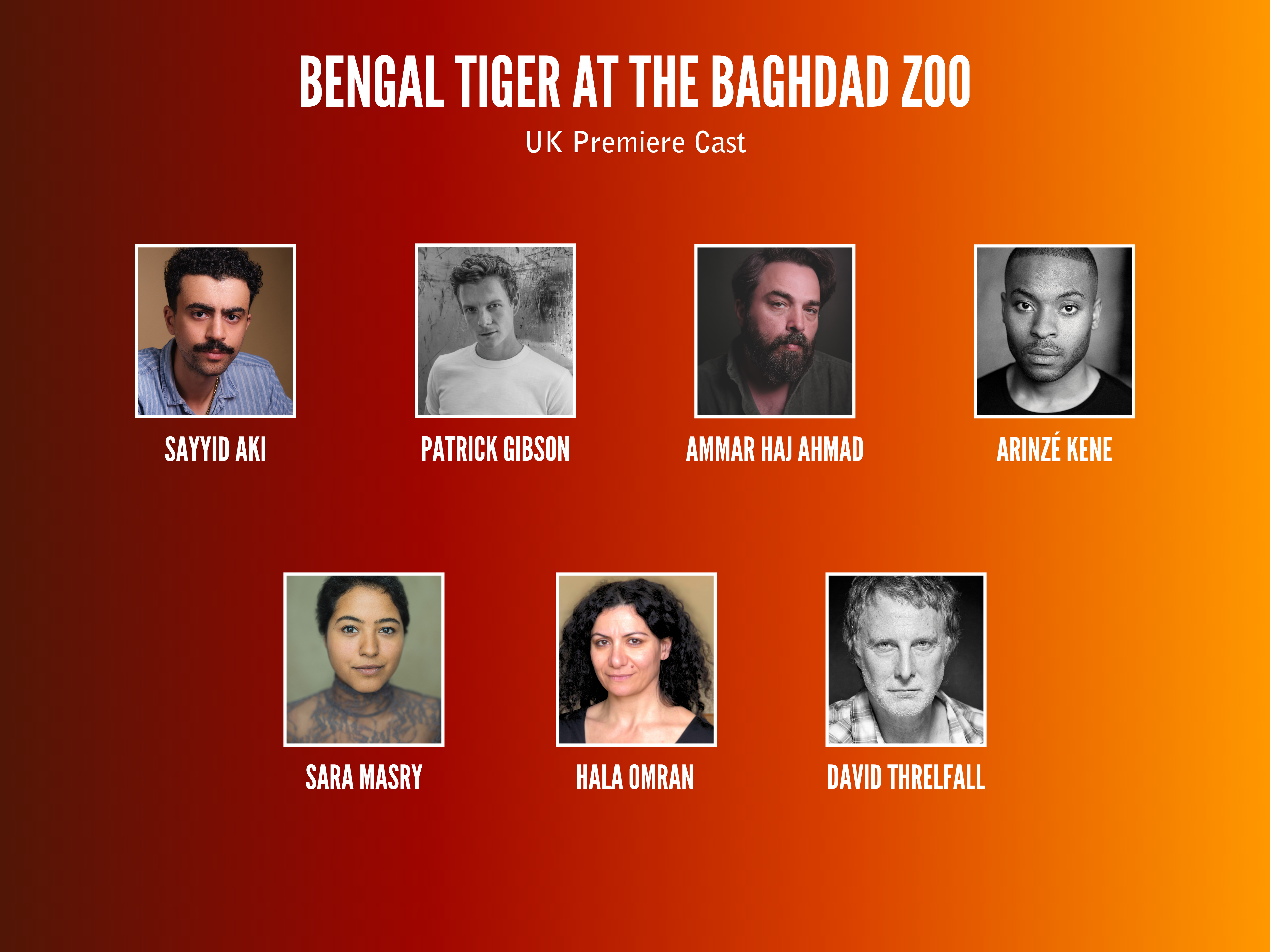 Bengal Tiger at the Baghdad Zoo Tickets | Young Vic (Main House ...