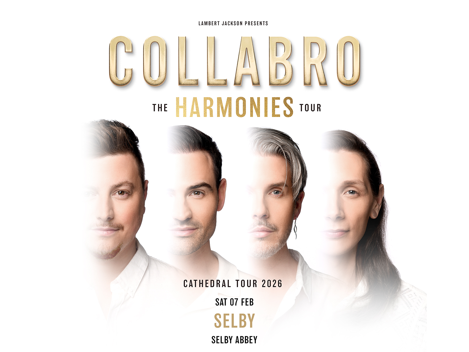 Collabro: The Harmonies Tour - Selby Abbey tickets | London Theatre