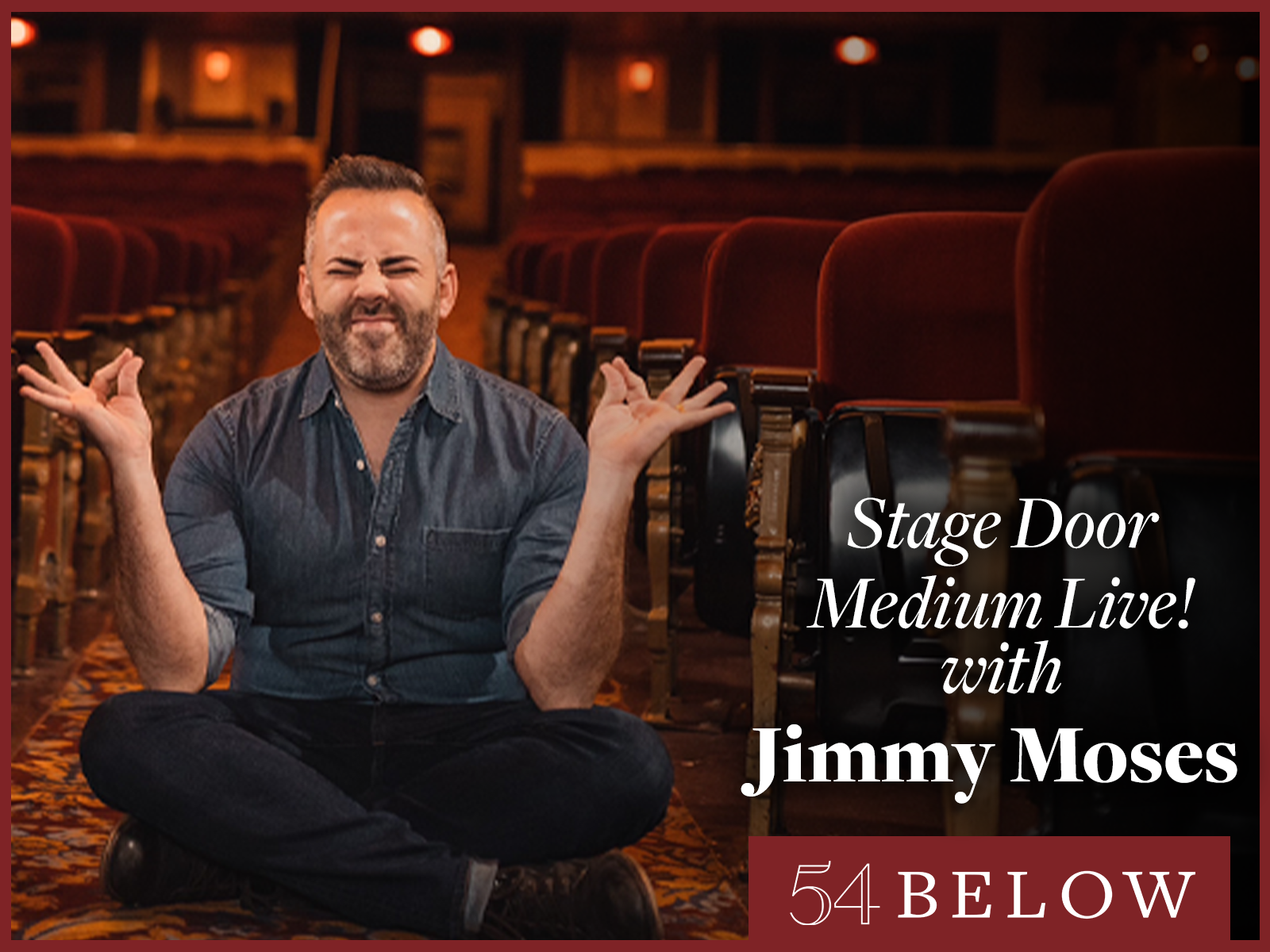 Stage Door Medium Live! With Jimmy Moses, feat. Wicked's Jennifer ...