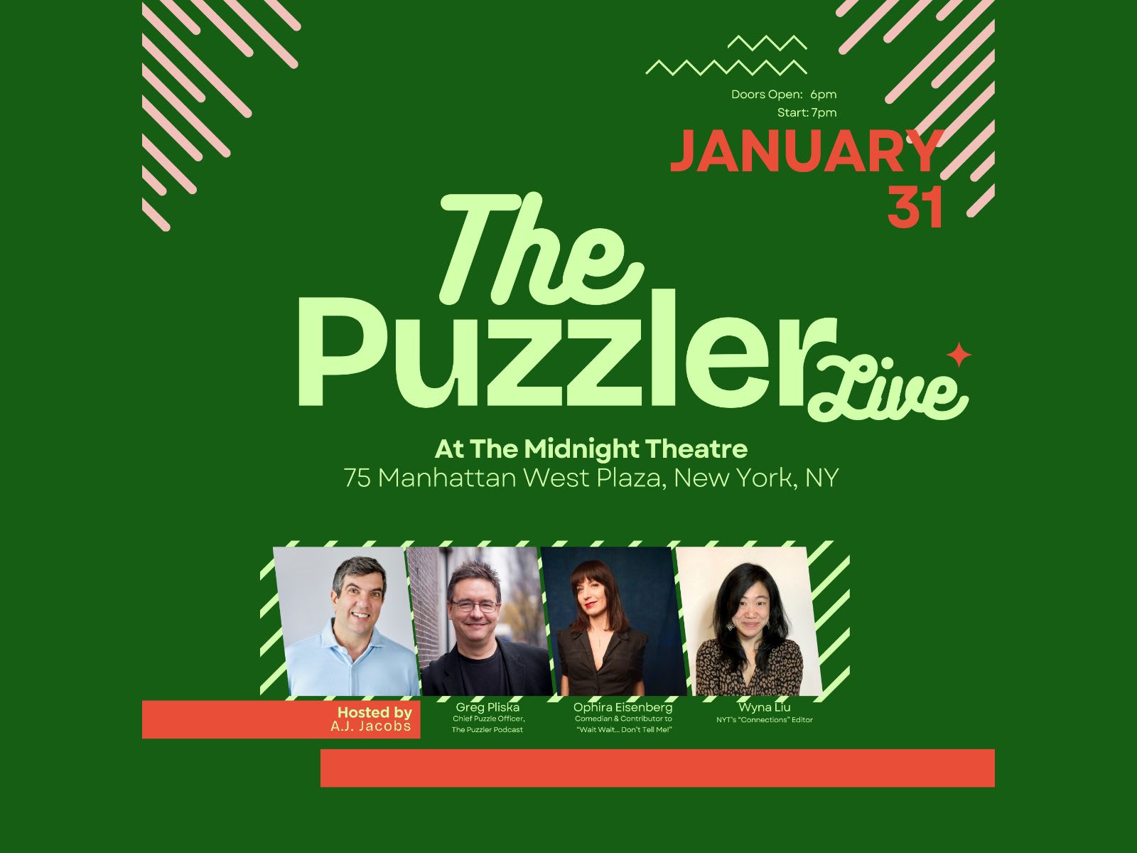 The Puzzler: Live! Tickets | New York | TodayTix