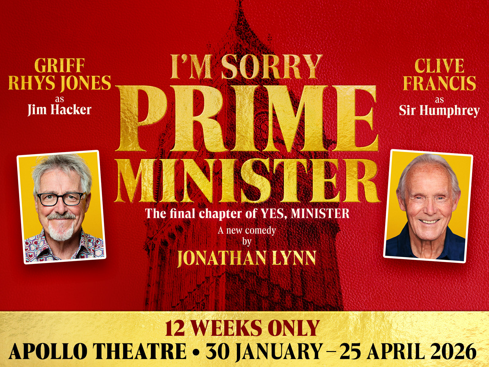 I’m Sorry, Prime Minister Tickets | London | TodayTix