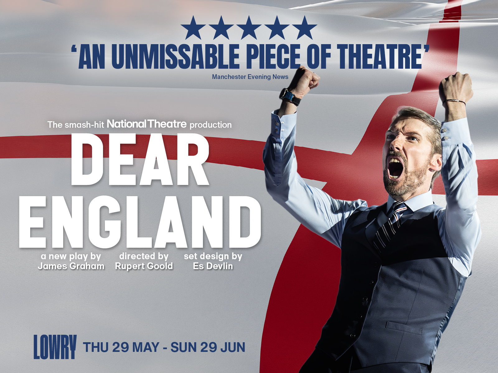 Dear England - Salford Tickets | London Theatre