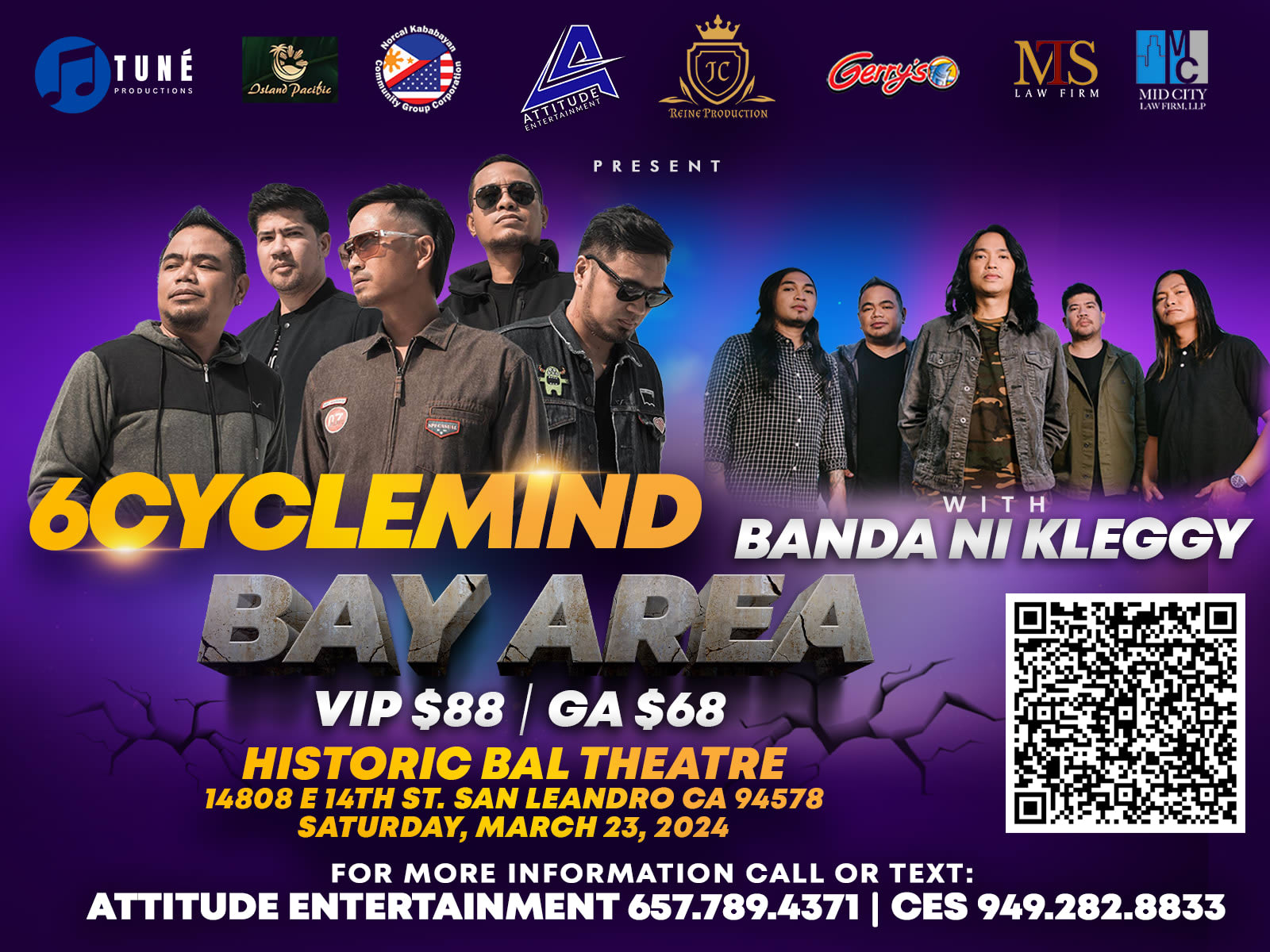 6CYCLEMIND with Banda ni Kleggy US Tour 2024 Tickets | San Leandro ...