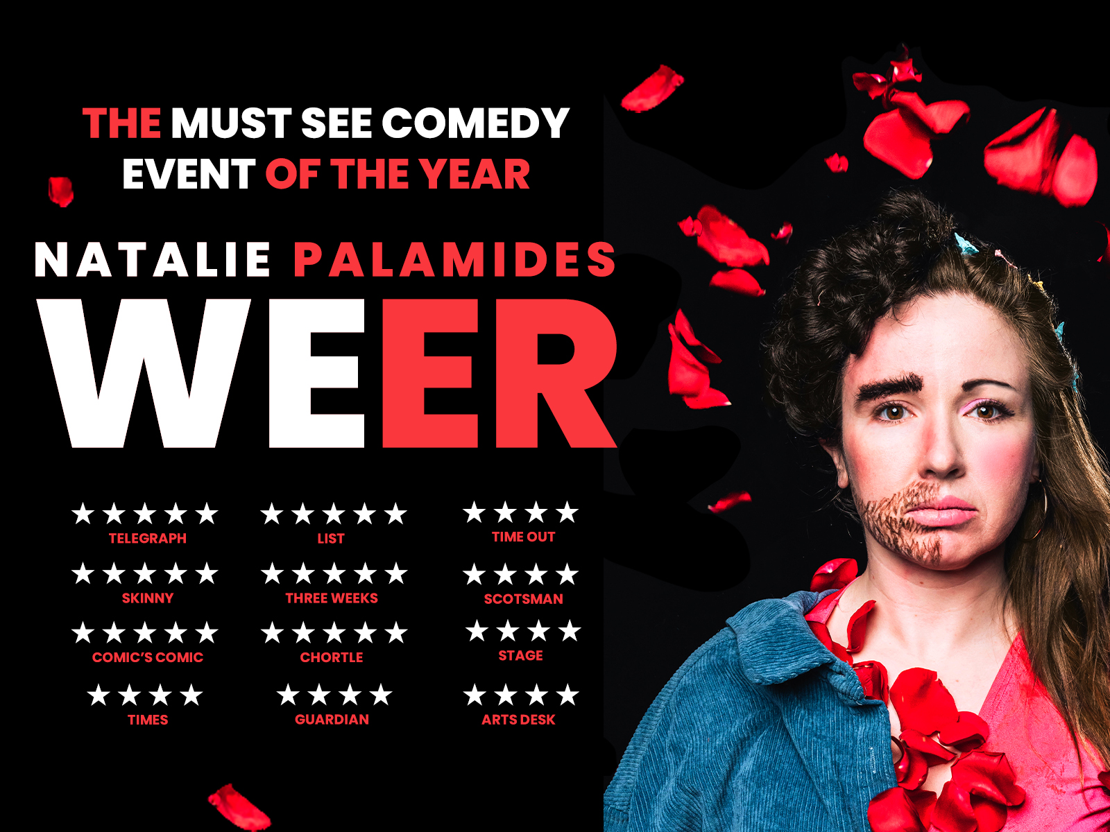 Natalie Palamides: WEER Tickets | London Theatre