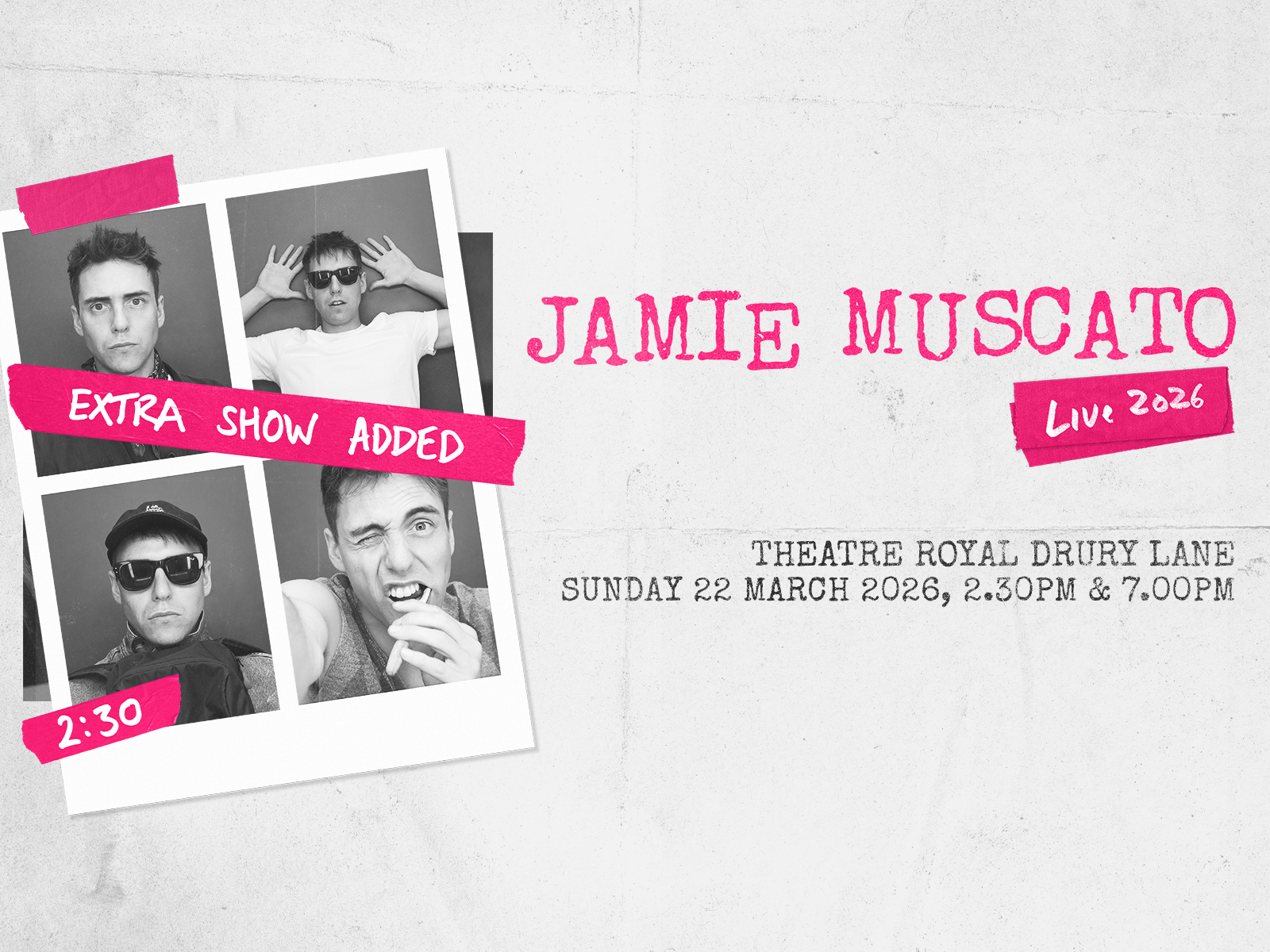 Jamie Muscato Tickets | London | TodayTix