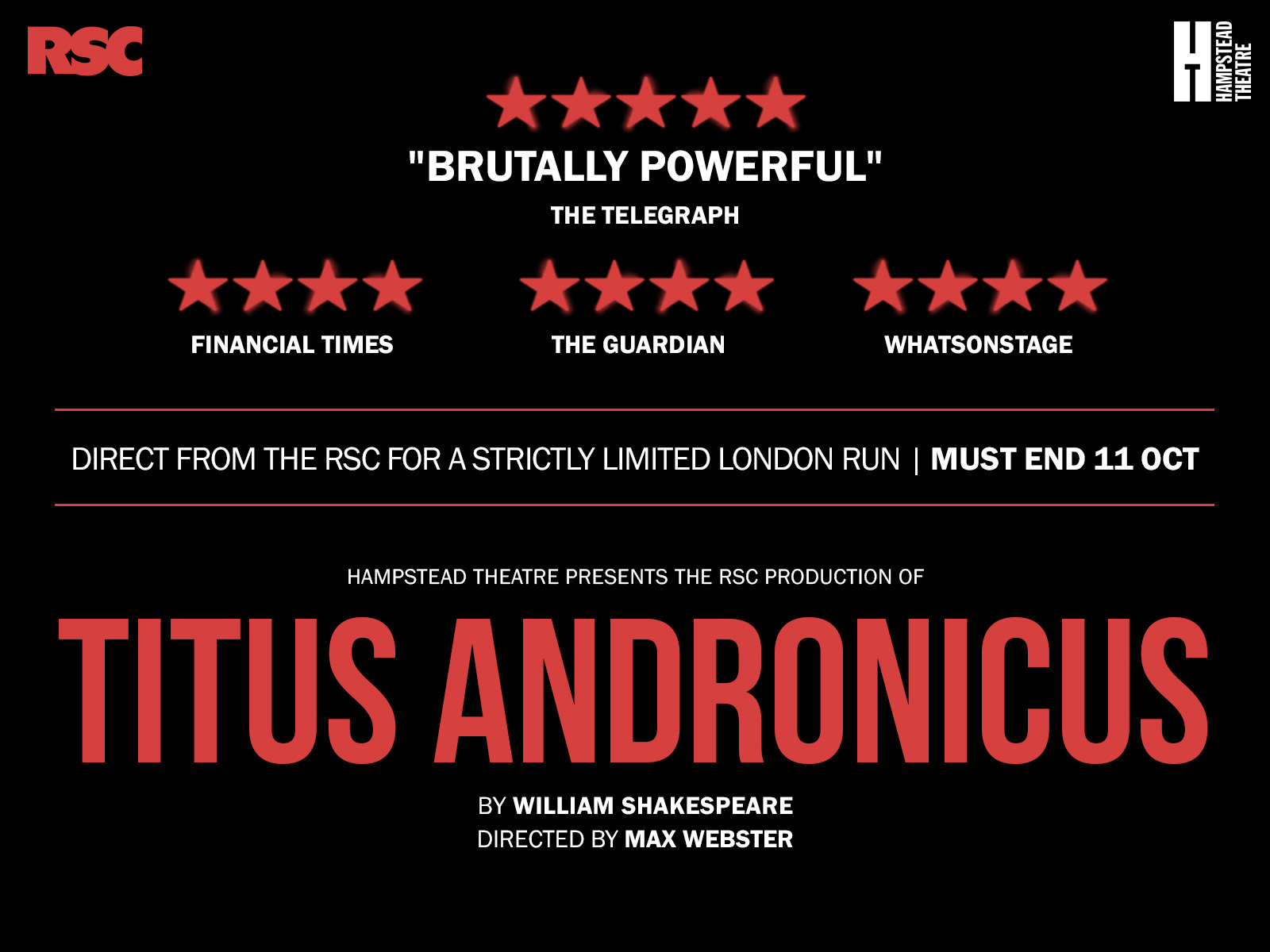 Titus Andronicus tickets | London | TodayTix