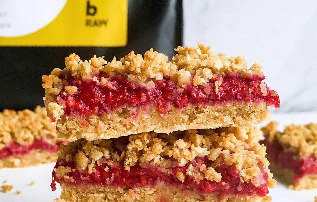 Vegan Raspberry Protein Crumble