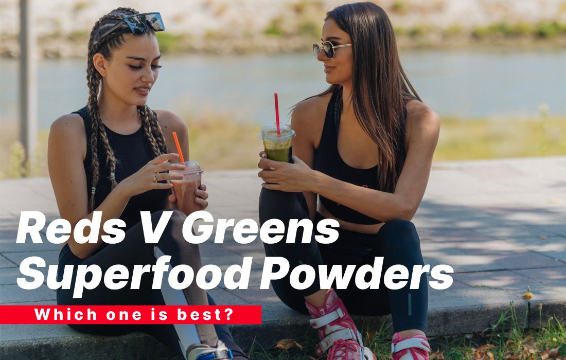 Dynamic Duo: Red and Green Superfood Powders