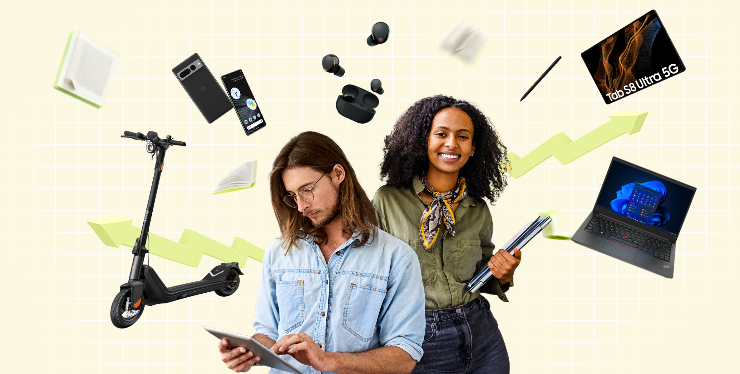 Rent tech flexibly with Grover