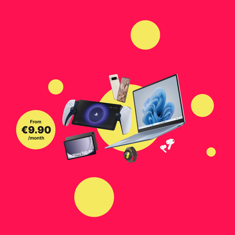 Rent Smartphones Online from €10.90 per month