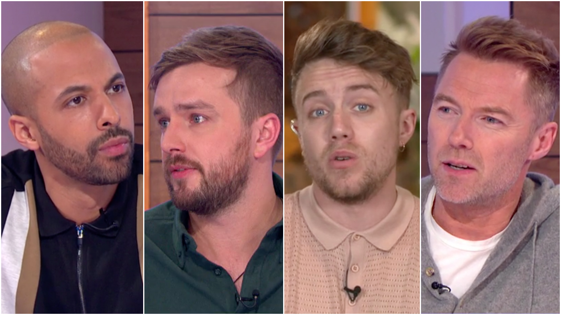 Marvin Humes, Ronan Keating, Iain Stirling and Roman Kemp open up about ...