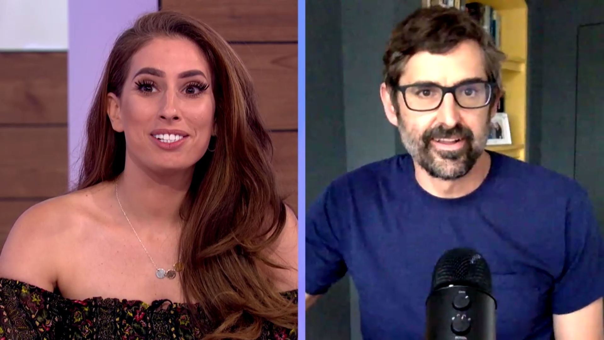 Louis Theroux tells Stacey why he wants to make a documentary with ...