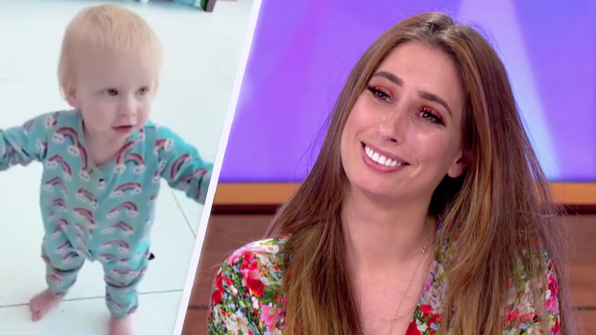 Stacey shares Rex's first steps with the Loose Women | Loose Women