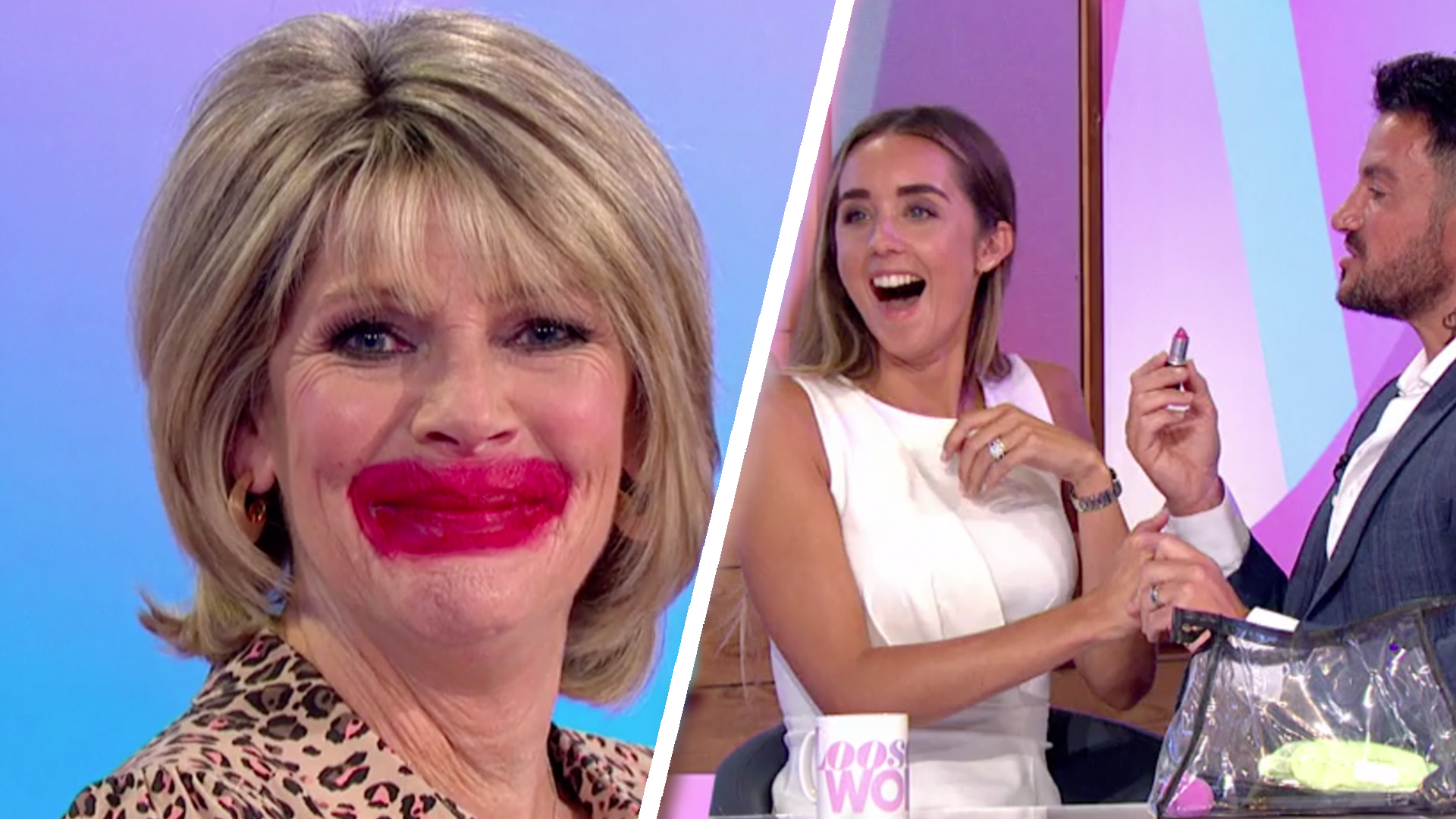 Ruth and Emily let Eamonn and Peter do their makeup and the results ...