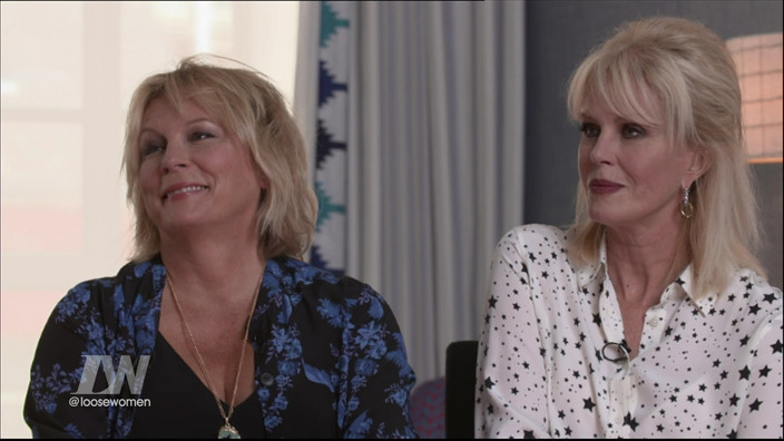 Sweetie! Darling! Janet and Coleen meet Patsy and Eddie | Loose Women