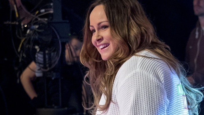 Chanelle hits the catwalk to show off 'six stone weight gain ...