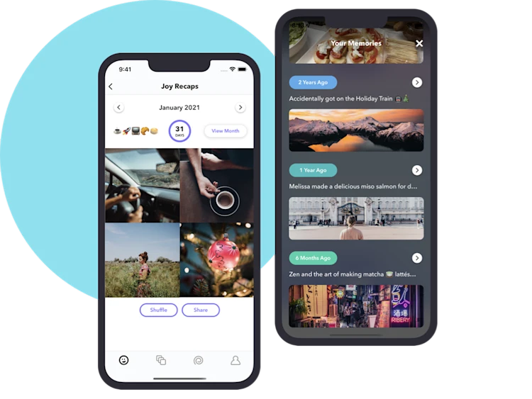 Day Tracker App - Personal Growth - Happyfeed