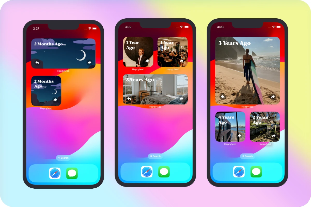 Throwbacks: iPhone Photo Widget - Building Happiness - Happyfeed